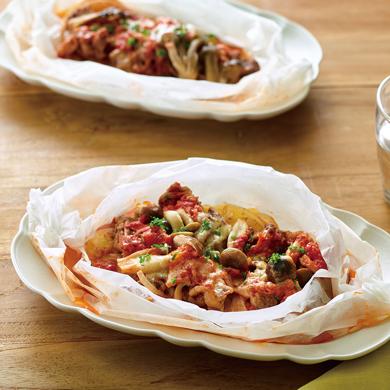 牛肉とじゃがいものトマト包み｜だいどこログ[生協パルシステムのレシピサイト]